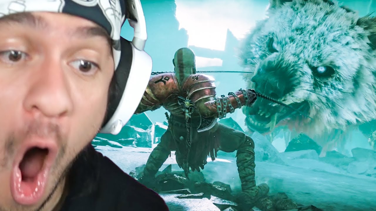 Giant DOGGO Attacks!! - God Of War Ragnarok [Part 12] - YouTube