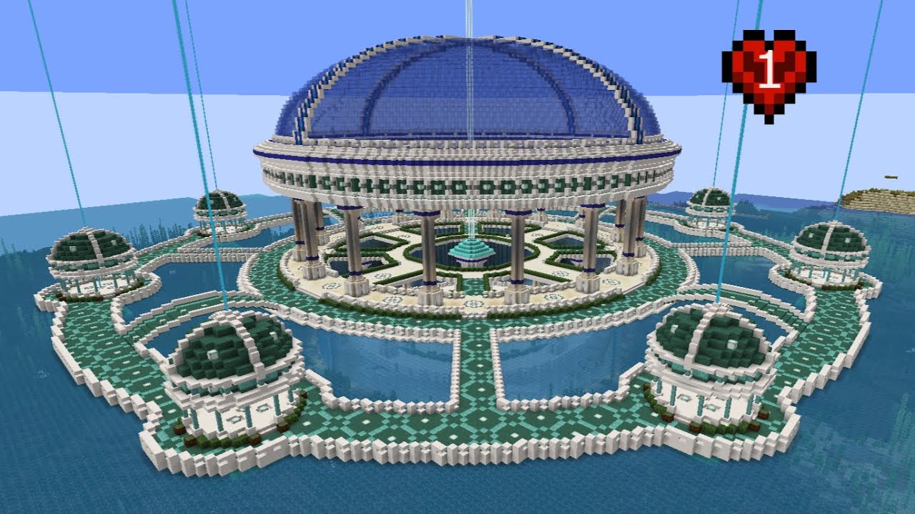 I built my BIGGEST ocean base ever in minecraft - YouTube