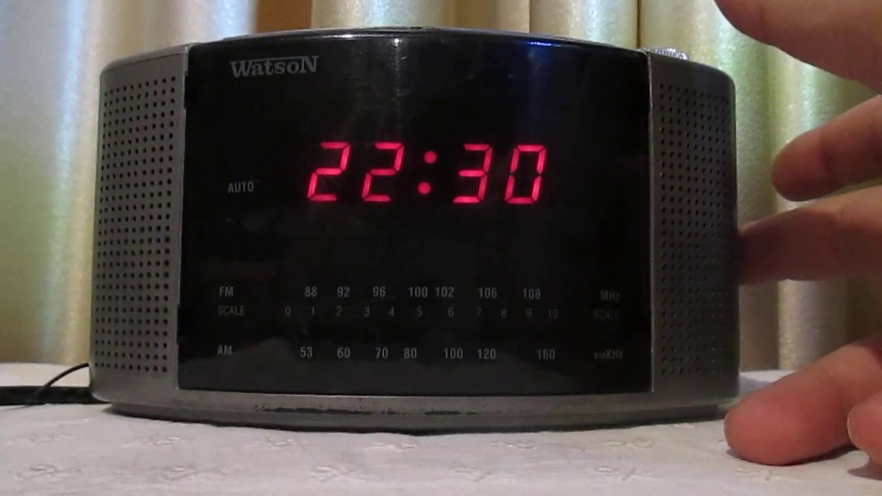 Radio clock Watson - YouTube