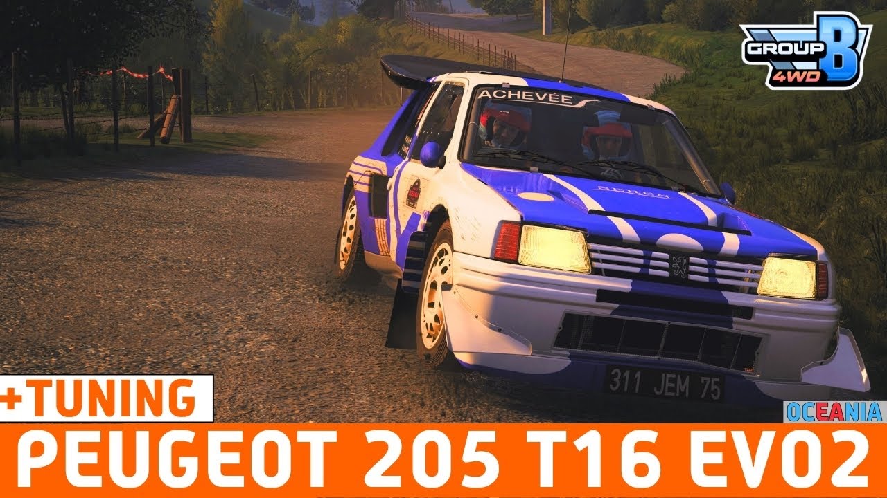 PEUGEOT 205 T16 EVO2 | OAKLEIGH | GROUPB 4WD | EA WRC | TUNING -ALWAYS ...