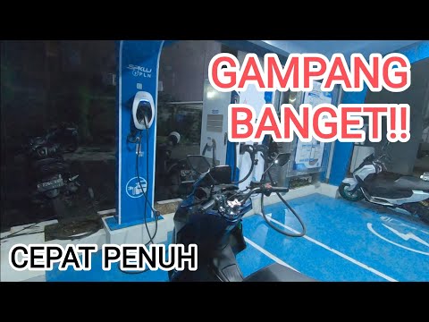 Cara Ngecas Motor Listrik di SPKLU (Fast Charging)