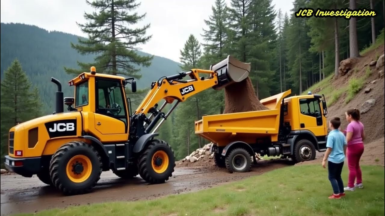 JCB 3DX Backhoe Extreme Action! 🚜 Watch the Mighty Machine Transform ...