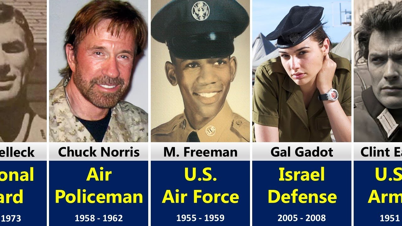 35 Hollywood Actors You Didn’t Know Served in the Military - YouTube
