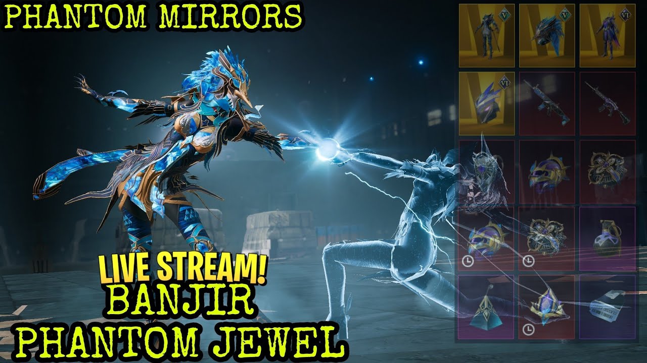 GACHA NEW LUCKY SPIN PHANTOM MIRRORS TERBARU‼️🥳 LIVE STREAMING PERDANA‼️😊🔴🔴 PUBG MOBILE ...