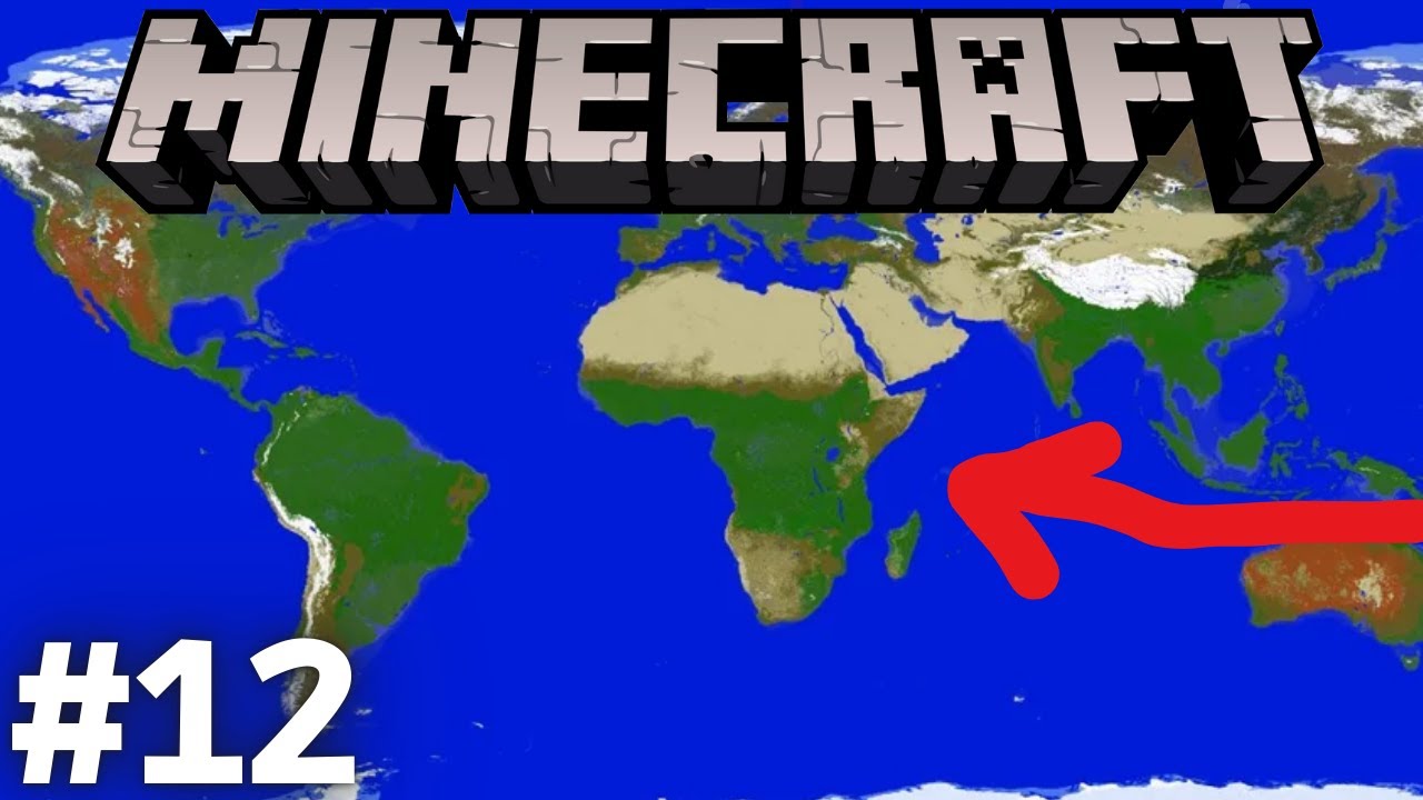 O Mapa Múndi no Minecraft | Minecraft Survival #12 - YouTube