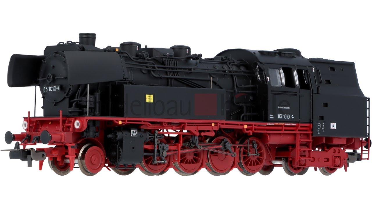 PIKO 50637 / 50638 / 50639 Dampflok BR 83 1010-4 DR | Spur H0 - YouTube