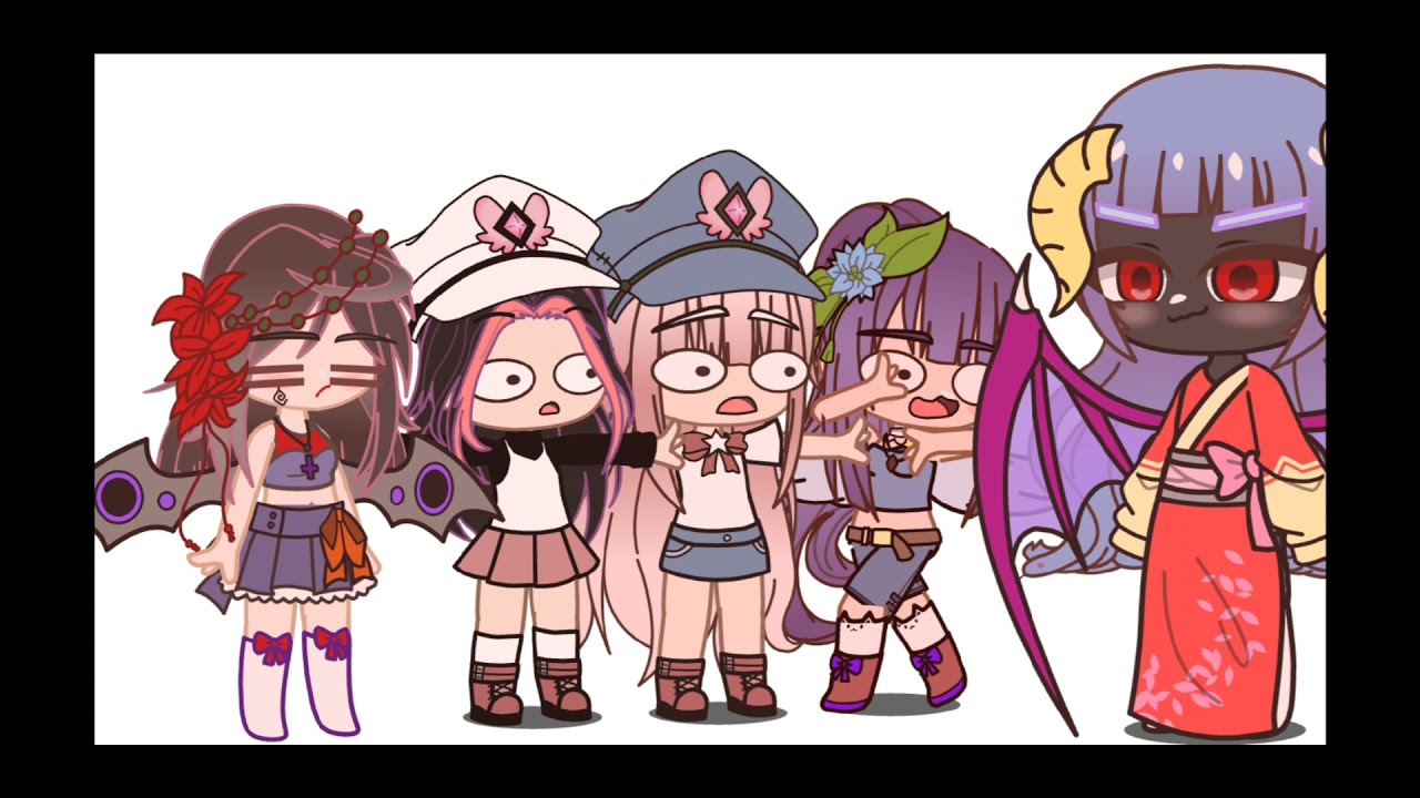 The active triple baka squad members react to good ol demons - YouTube