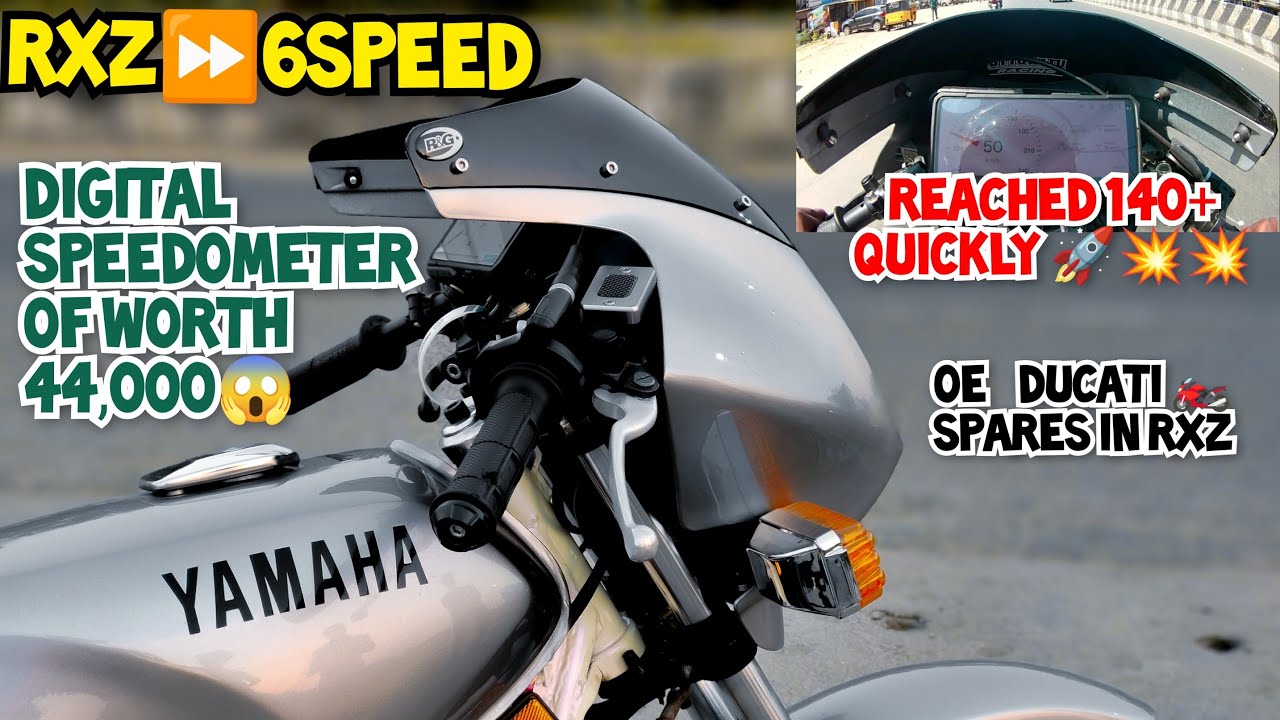RXZ⏩#rxking 6speed fully ported 140+less seconds 🚀India first digital ...