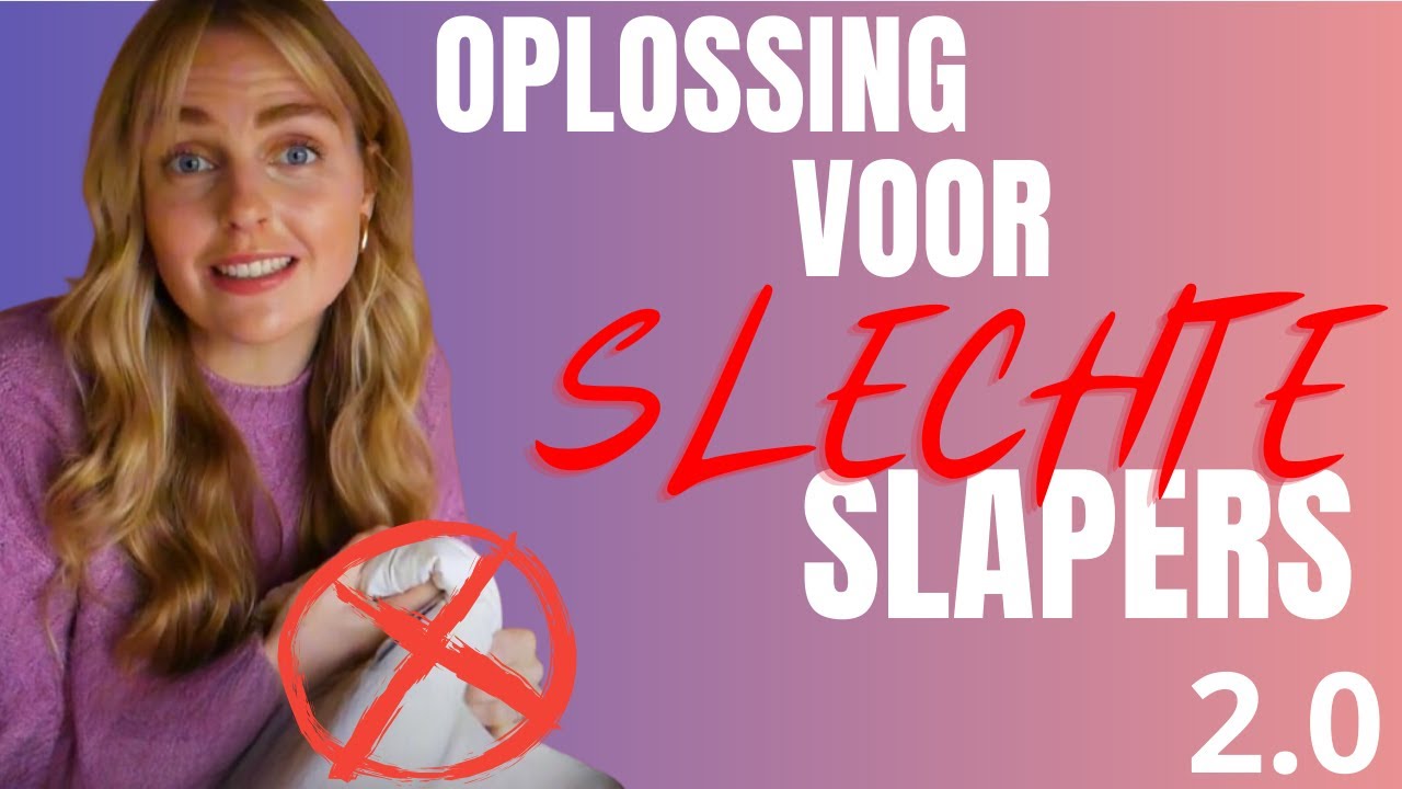 De BESTE OPLOSSING voor alle SLECHTE slapers! - YouTube