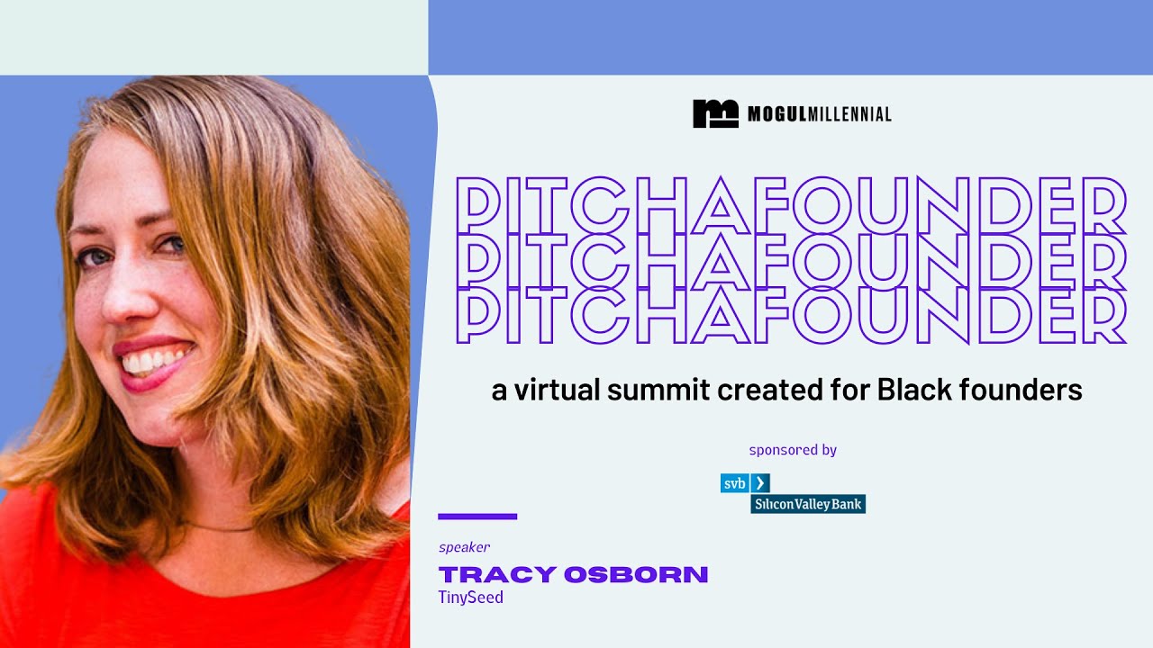 Tracy Osborn (TinySeed) speaks to Black entrepreneurs at Pitch a Founder (January 2022) - YouTube