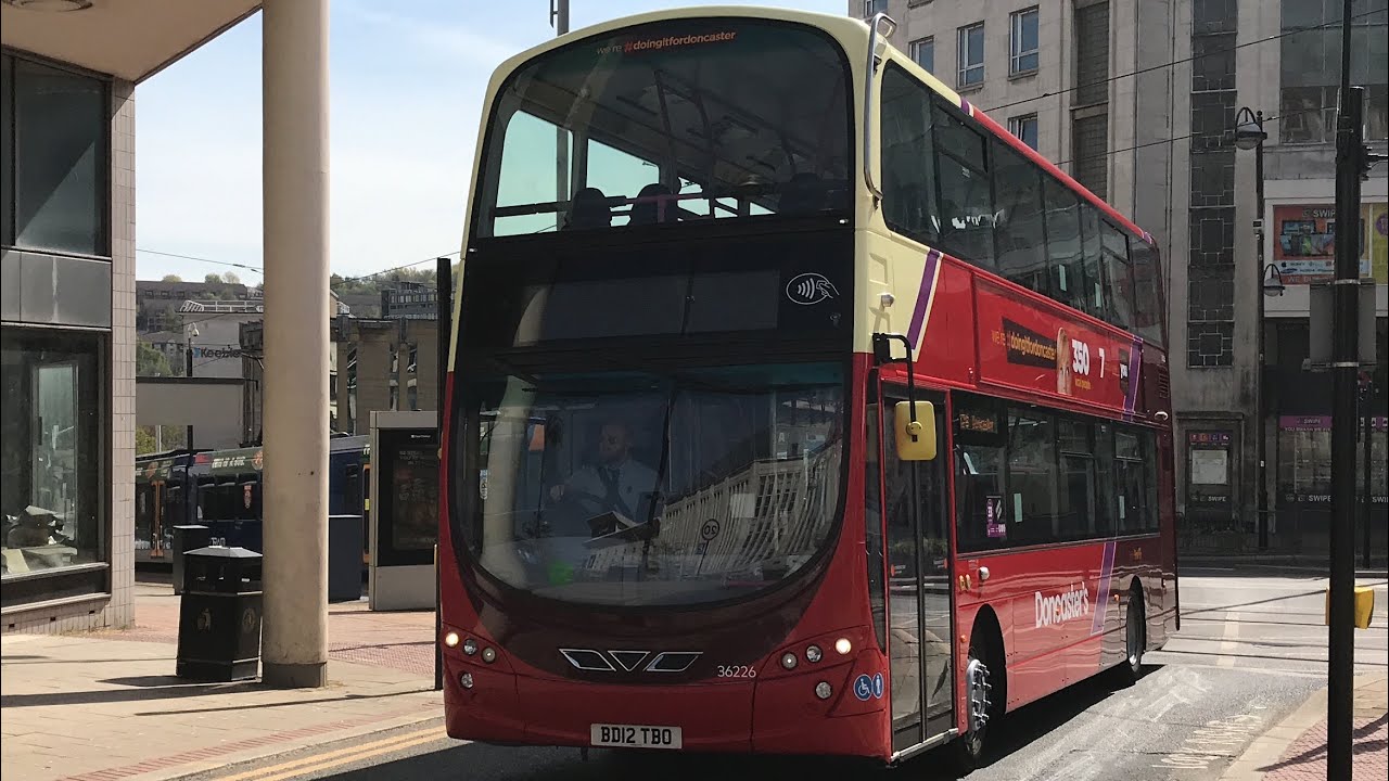 First Doncaster 36226 at Sheffield city centre - YouTube