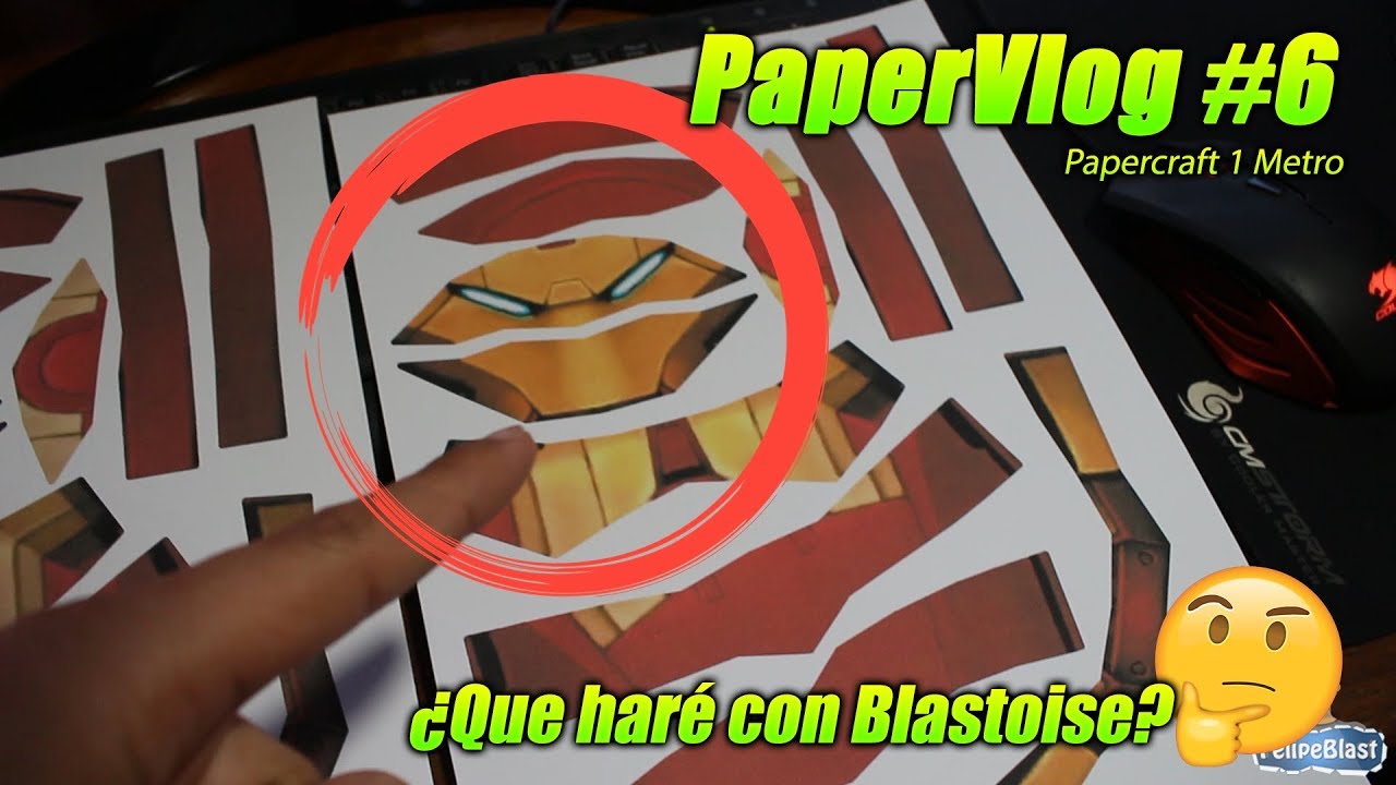 EL CAMINO AL PAPERCRAFT DE 1 METRO - PaperVlog #6 - YouTube