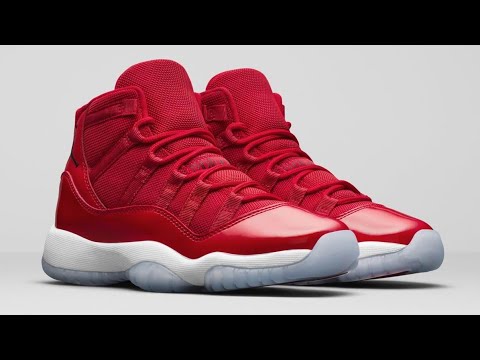 Authentic GYM RED retro 11s, unboxing - YouTube