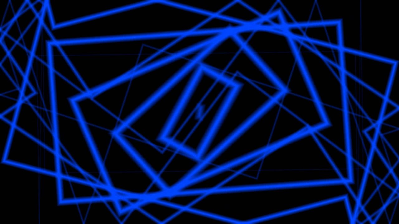 Square Blu Variation Vj ANIMATION FREE FOOTAGE HD - YouTube