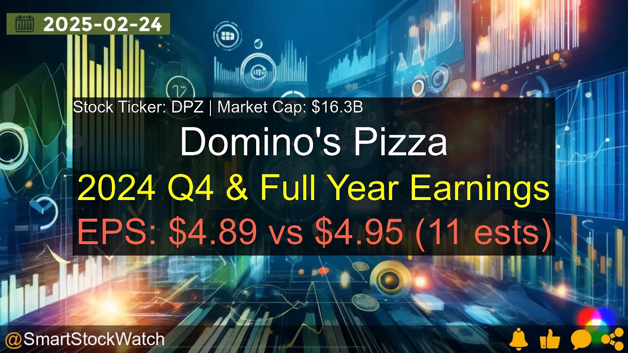 Domino's Pizza (DPZ|$16.3B) - 2024 Q4 & Full Year Earnings Analysis ...