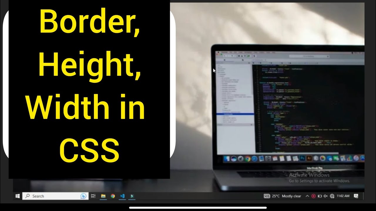5 Border And Height Width In CSS YouTube 5 Border And Height Width In CSS YouTube