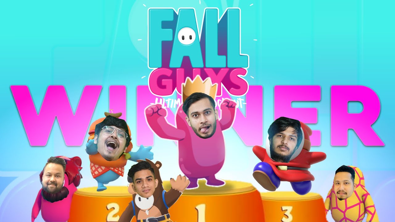 GETTING MY FIRST WIN IN FALL GUYS ! - YouTube