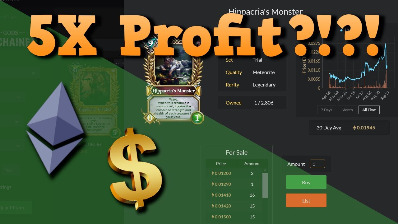 How I Trade Gods Unchained Cards For $$$ - YouTube