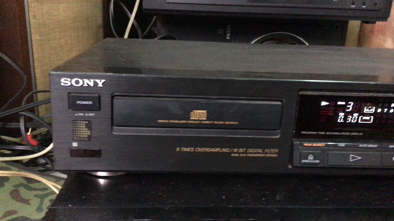 CD SONY CDP-590 - YouTube