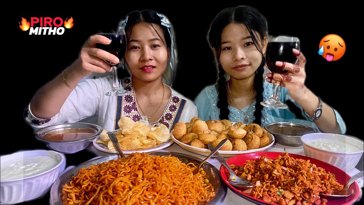 SPICIEST MUKBANG EVER😱🔥2X 2PM NOODLES WITH EXTRA SPICY PANIPURI ,CHIPS ...