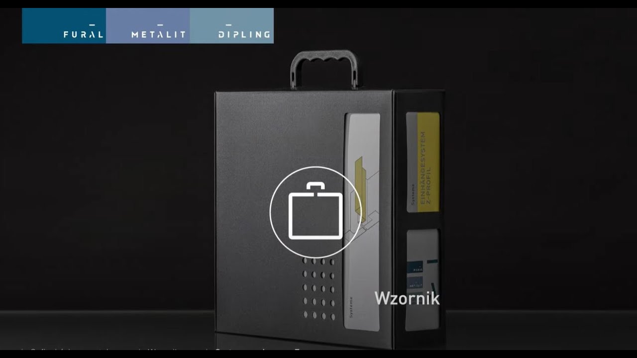 Fural Metalit Dipling Wzornik System zawieszany Z - YouTube