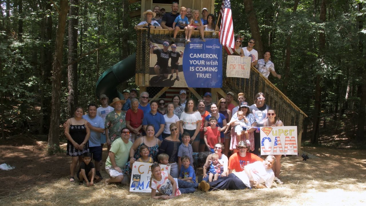 Make-A-Wish Georgia: Cameron's Treehouse - YouTube