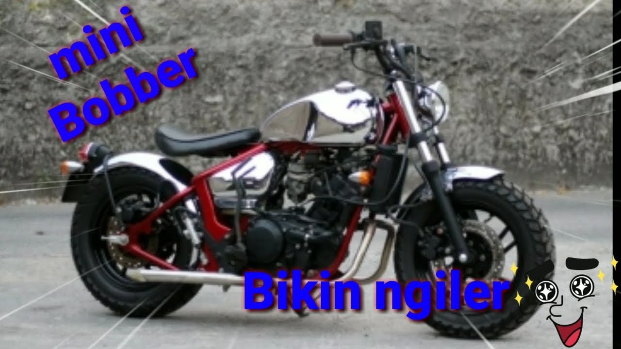 Honda Monkey Bobber | Custom Mini Bobber - YouTube