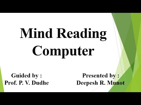 Power point presentation // Topic :- Mind Reading Computer - YouTube