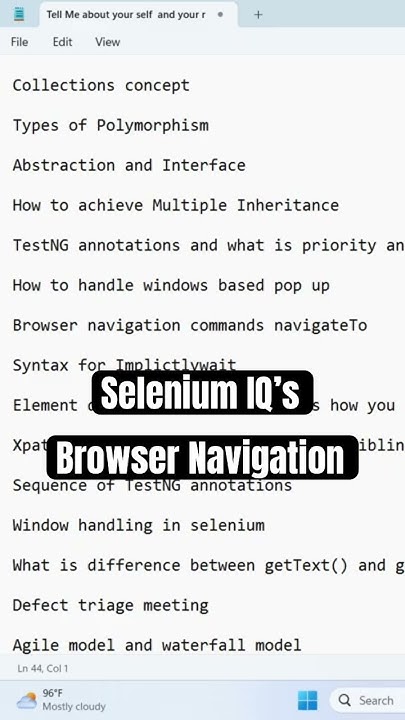 Browser Navigation Commands Automationtesting Selenium