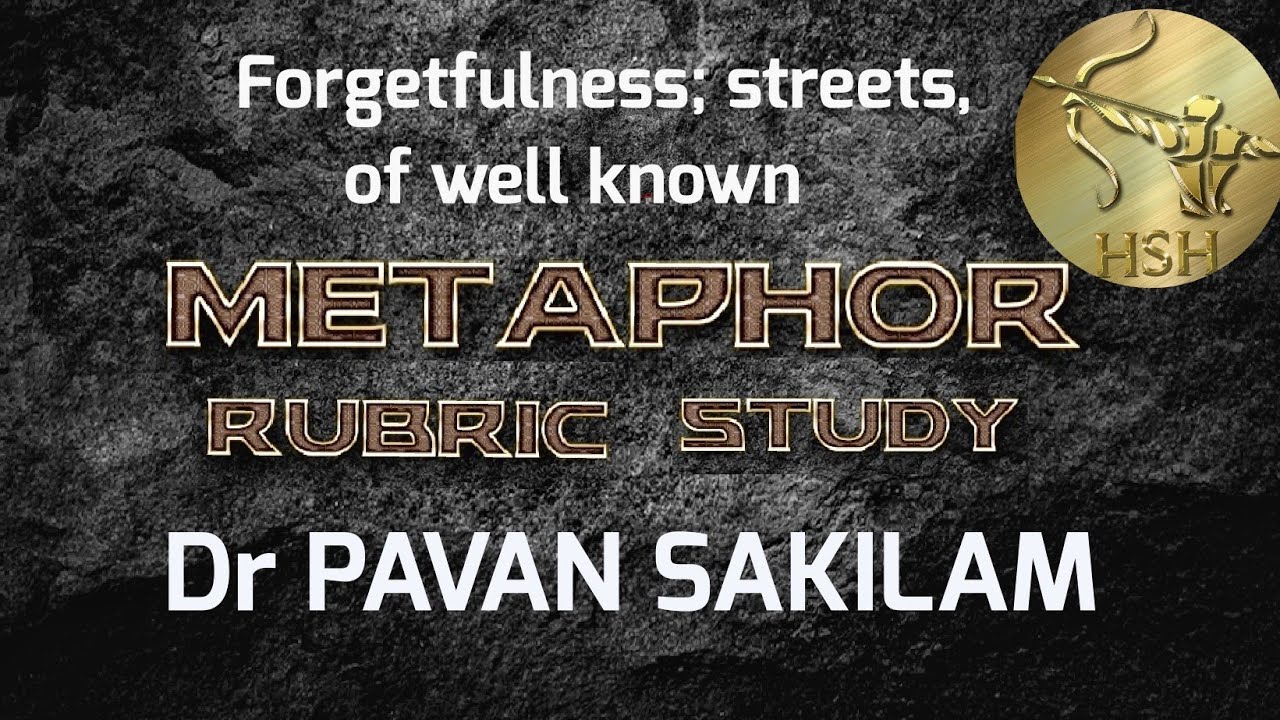 METAPHOR RUBRIC STUDY - Dr PAVAN SAKILAM @hsh_homeopathy - YouTube
