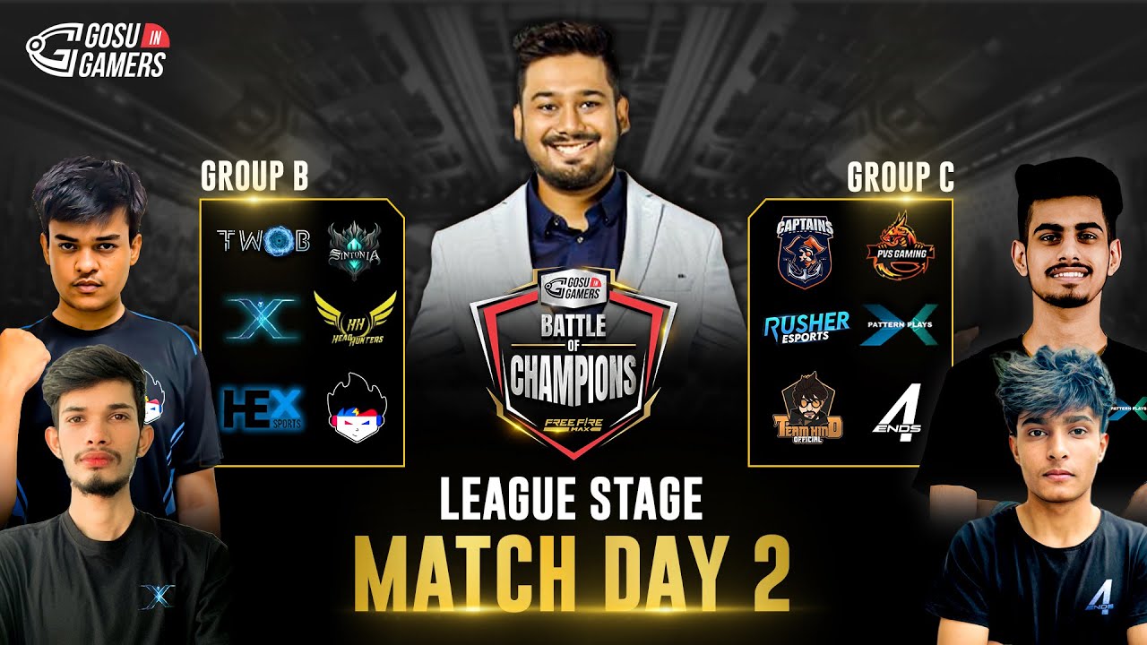 GosuGamers India Battle Of Champions | Match Day 2 | TSG Army, PVS ...