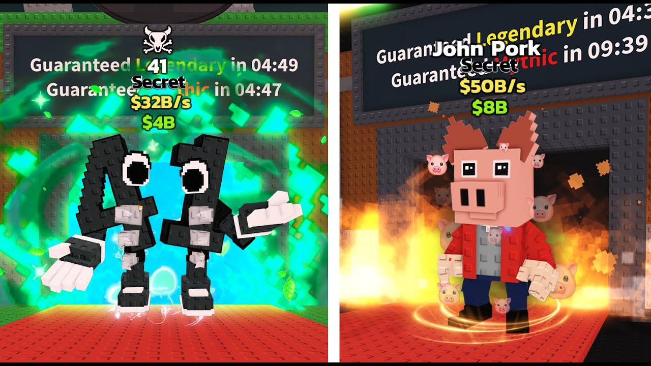 ROBLOX NEW John Pork Secret Brainrot And Forty One Secret Brainrot ...
