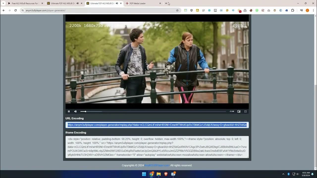 P2P Video Streaming Player Generator - YouTube