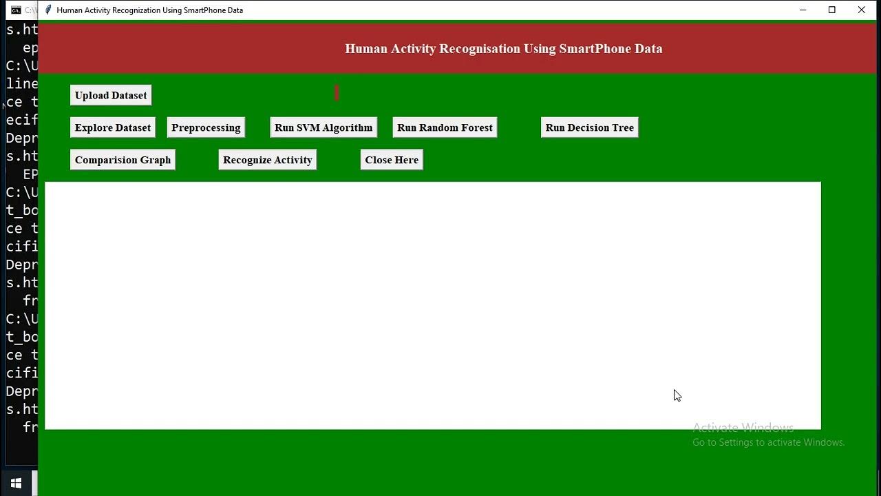 Human Activity Recognition Using Smart Phone || Python || TKInter - YouTube