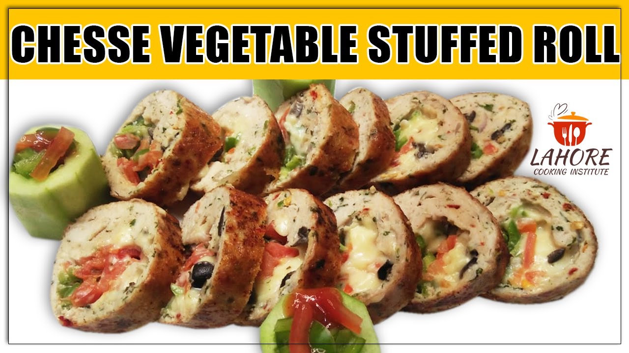 Chesse vegetable stuffed roll | chicken chesse roll | chicken veg ...