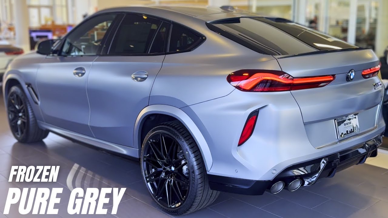 Frozen Pure Grey 2025 BMW X6M Competition | WILD SUV! - YouTube