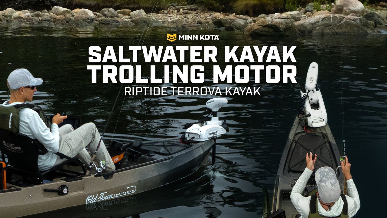NEW Saltwater Kayak Trolling Motor | Minn Kota Riptide Kayak Terrova ...