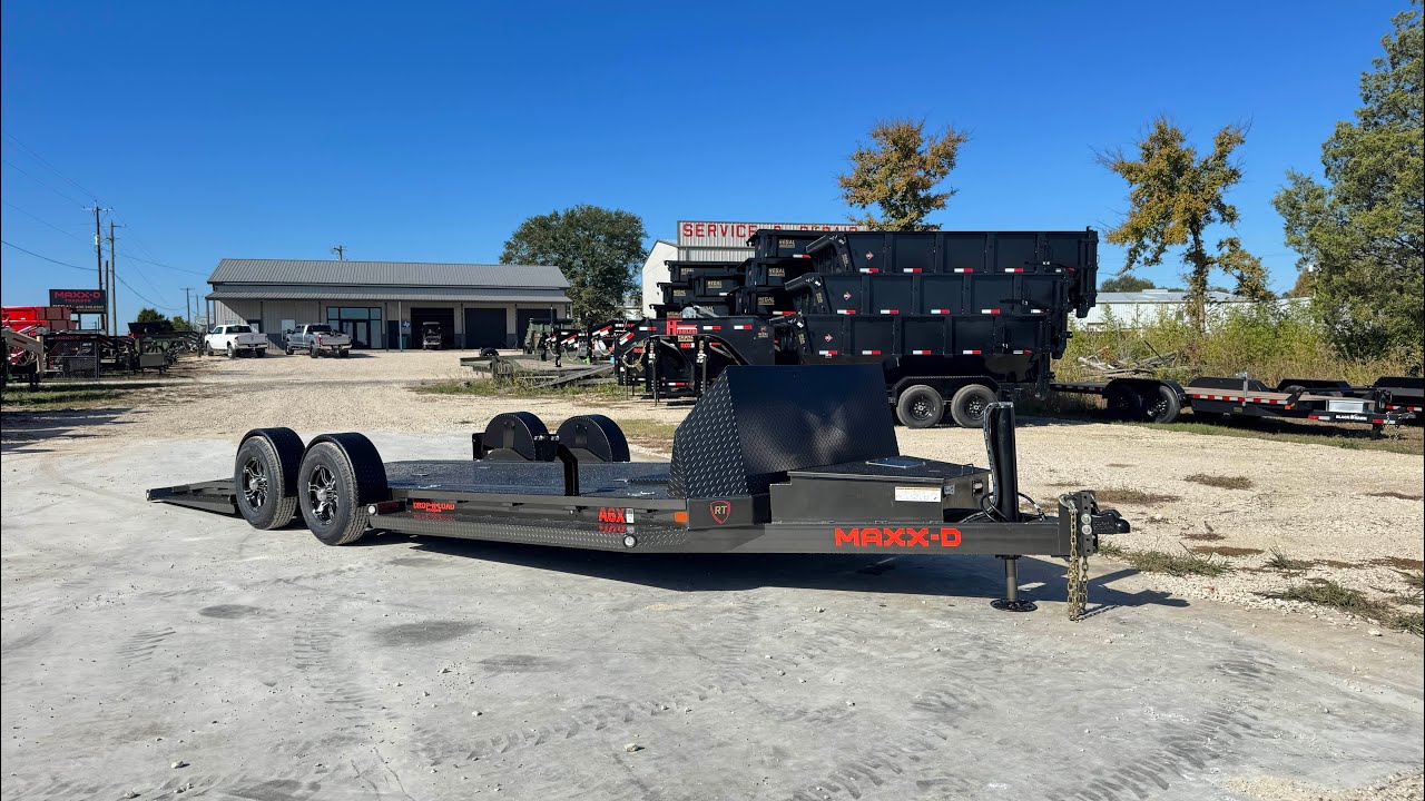 A walk around on a brand new A6X Drop N Load CarHauler - YouTube