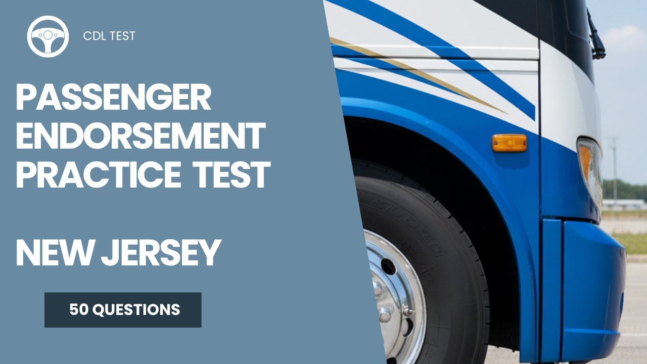 NJ Passenger Endorsement Practice Test ‐ Questions and Answers - YouTube