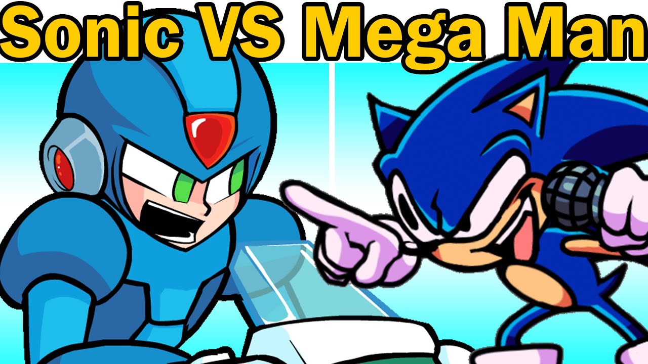 FNF Confronting Yourself - Sonic VS Mega Man - Blaster (FNF Mod) - YouTube