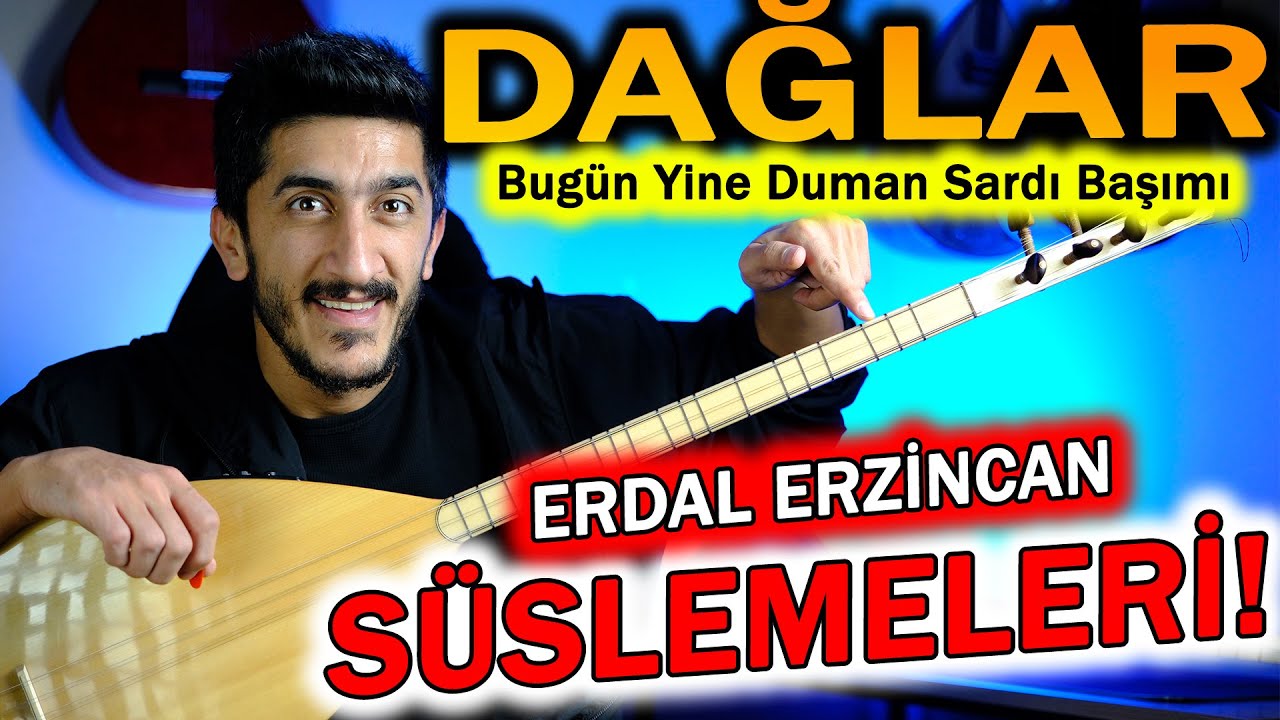 DAĞLAR SOLFEJ SAZ NOTALARI | ERDAL ERZİNCAN Bugün Yine Duman Sardı ...