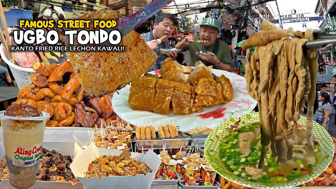 Filipino Street Food in “UGBO TONDO MANILA” | Kanto FRIED RICE, LECHON ...