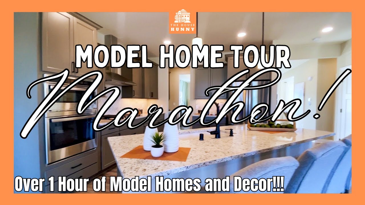 Model Home Tour MARATHON 2023! 1 Hour of House Design and Home Decor ...