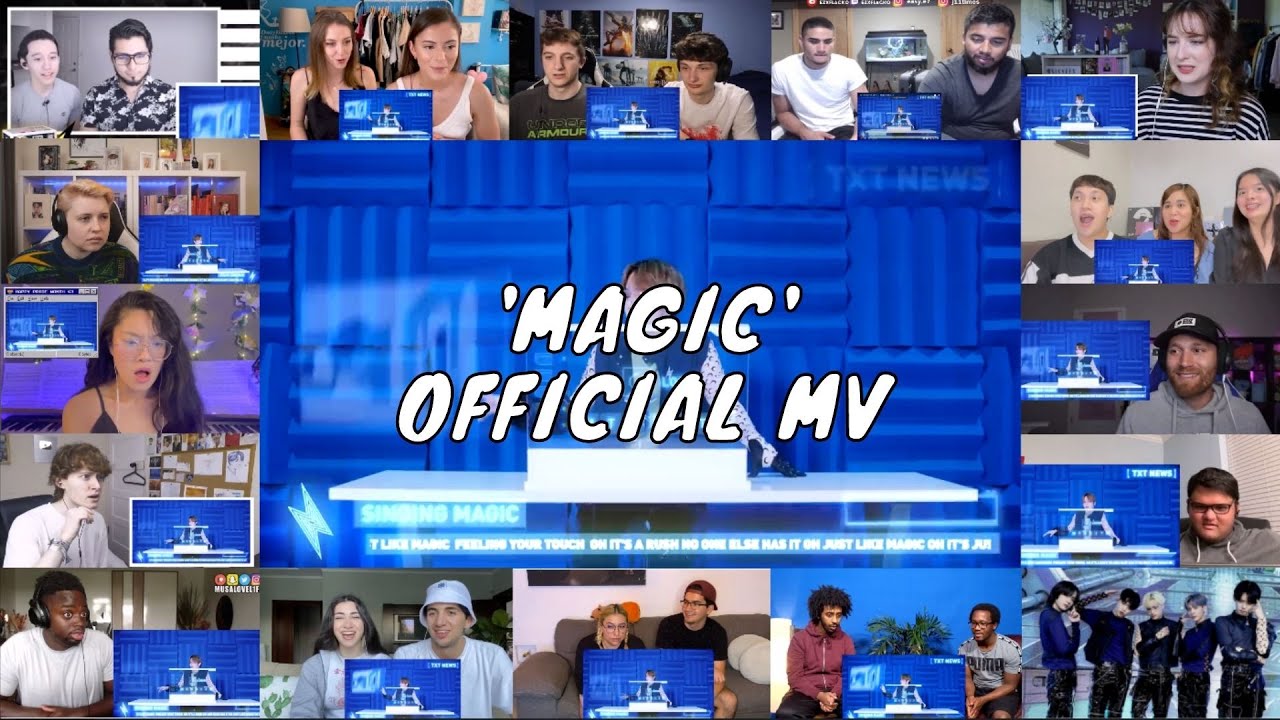 TXT 'Magic' Official MV | Reaction Mashup - YouTube