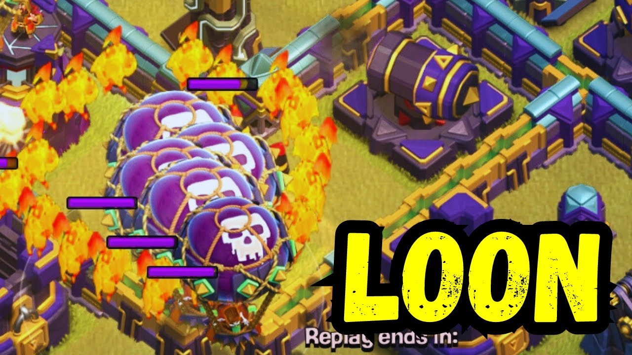 Loon Strategy Easily 3 Star Town Hall 15 (clash of clan) - YouTube