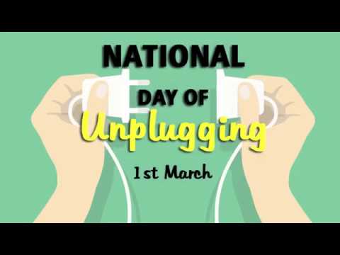 National Day of Unplugging | 1 March | National Day | Today Special ...
