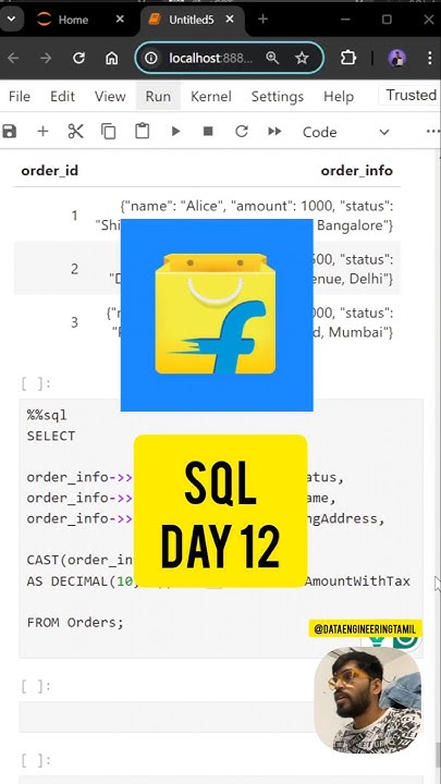 Day12 - 𝐒𝐐𝐋 𝐢𝐧 𝟔𝟎 Seconds - YouTube