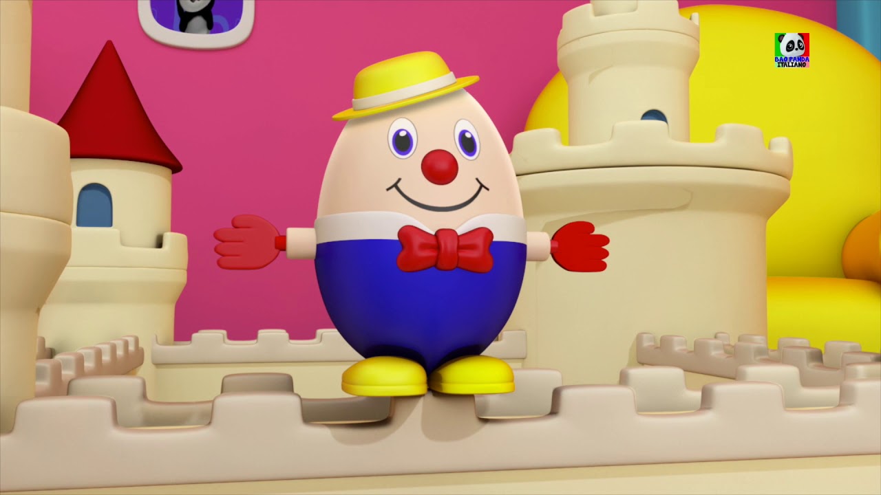Humpty Dumpty Sat su un muro filastrocche per bambini canzone ...