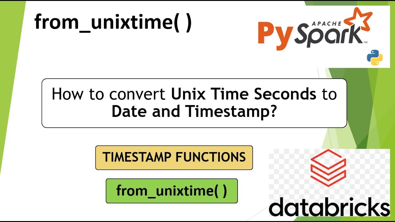 23 How To Convert Unix Time Seconds To Date And Timestamp Using From 7027