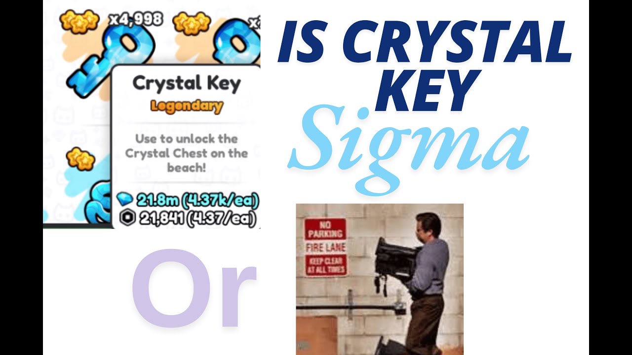 Is Crystal Key Sigma or a rainbow poop - YouTube